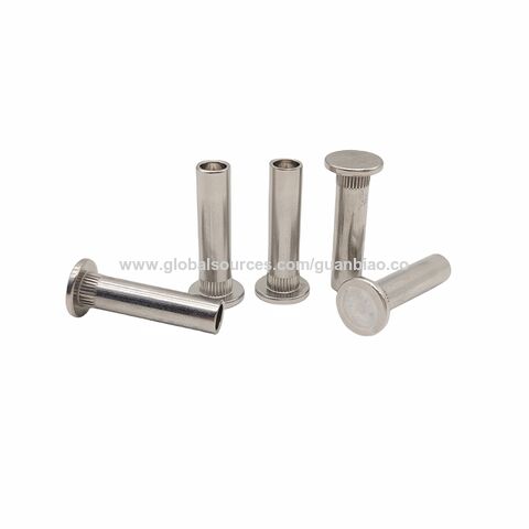 Factory Wholesale Custom Stainless Steel Flat-headed Rivet Semi-hollow ...