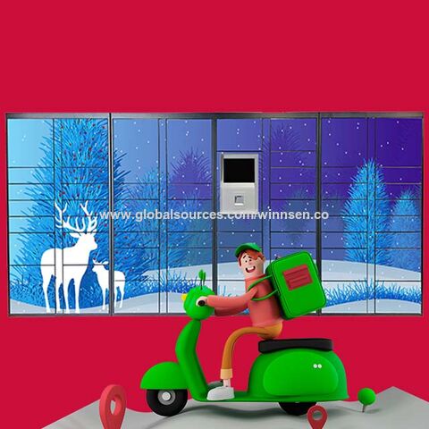 Winnsen Digital Storage Locker Cell Phone Control Parcel Delivery ...