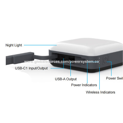 Ip67 10050mah Waterproof Power Bank With Changeable Colorful Lightings ...