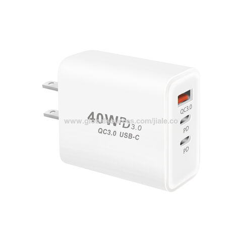 Buy China Wholesale Pd 40w Wall Charger Usb C And A Port For Smart ...