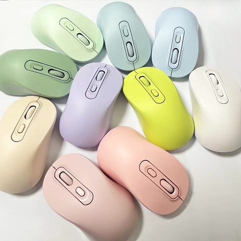 Desk Mute 2.4ghz Wireless Rechargeable Mouse Noiseless Adjustable 1600 ...