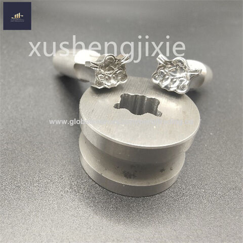 High Quality 3d Rectangle Pattern Sugar Stamp Candy Press Punch Die Set ...