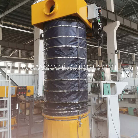 Qshi Telescopic Slip Pipe Bulk Material Telescopic Loading Chute ...