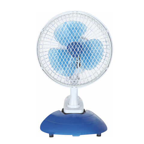 6 Inch Detachable Base Desk Fan Mesh Grill Table Fan 2 Speed Clip Fan ...