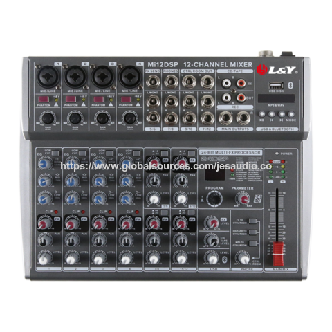 Bulk Buy China Wholesale New Design Audio Mixer, 12 Channels With Usb ...