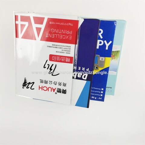 White 100% Wood Pulp 70 80 Gsm Double Office Recycled Printer Offset A4 ...