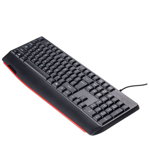 High Quality K52 104 Keys Ergonomic Office Wired Keyboard With Wrist ...