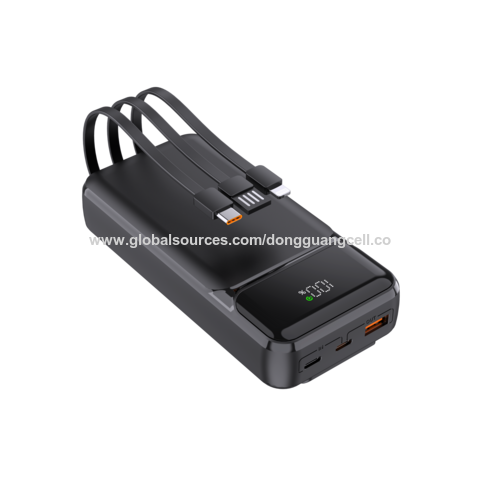 Buy China Wholesale Factory Supplier 3-in-1 Built-in Cable Power Bank ...