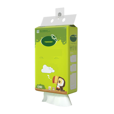 Large Package Hanging Facial Tissue 1280sheet Bottom Pumping Tissue ...