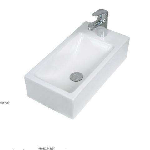 Manufacture Oval Counter Washbasin Drop-in Lavatory Ln-020 Small ...