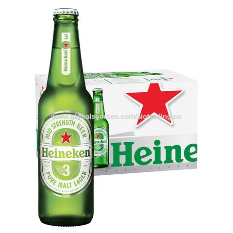 Pure Quality Heineken Original Lager Beer, 24 Pack, 12 Fl Oz Bottles ...