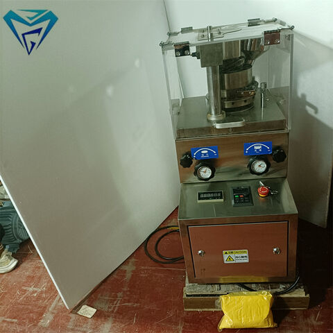 Pharmaceutical Single Punch Tablet Pill Press Machine Candy Making ...