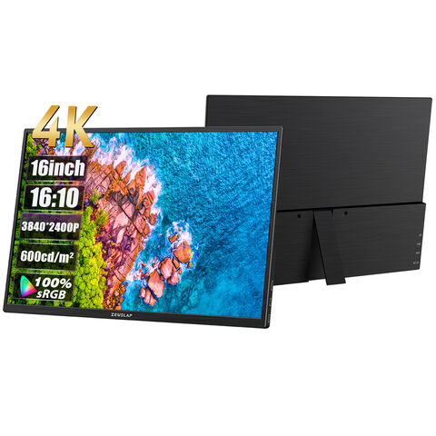 Multi Functional Triple Monitor Laptop 16 Inch Portable Monitor 3840* ...