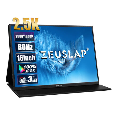 Monitor Computer Lcd Screen Display 16 Inch 2.5k Gaming Portable ...