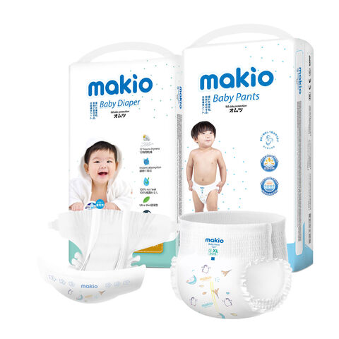 Factory Direct High Quality China Wholesale Makio Baby Diapers ...