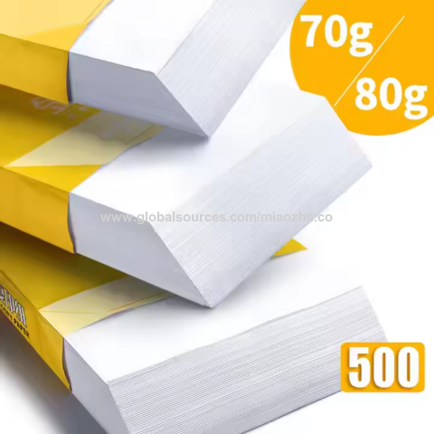 Hot Sell A4 Paper Copy Paper 70/75/80gsm Printing White Paper Chinese ...