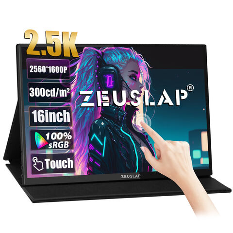 Latest Technology Lcd Ips 16 Inch 2.5k 500nits Portable Monitor For ...
