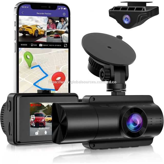 Factory Direct High Quality China Wholesale Dashcam Dual Front And Rear ...