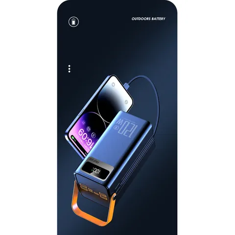 Factory Selling Led Colorful Light 60000 Amh Power Bank Power Bank Pd ...