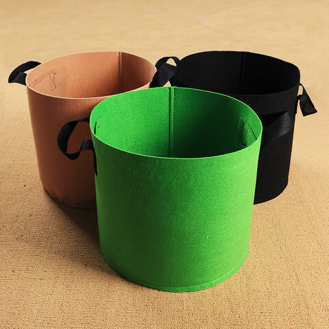 Wall Hanging Felt Planting Bucket, Garden Flower Seedling Bag - China ...