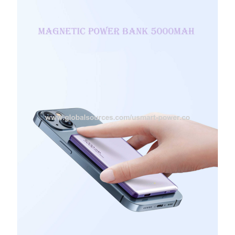 Buy China Wholesale Magsafe Power Bank 5000mah, Wireless Portable ...