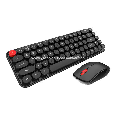 Buy China Wholesale Cheap Mini Retro Round Key Keyboard And Mouse Combo ...