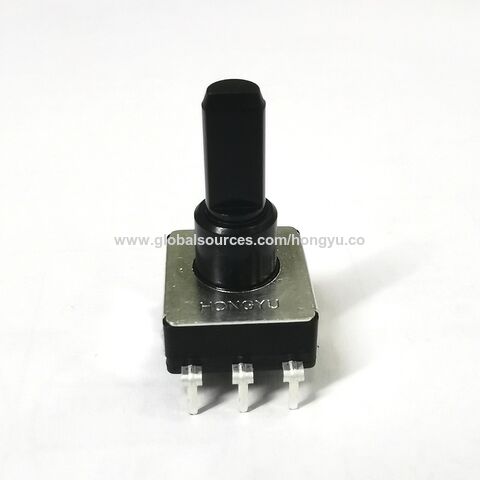 Rotary Shaft Encoder Switch 16mm 12 Pulses 12 Detents Incremental ...