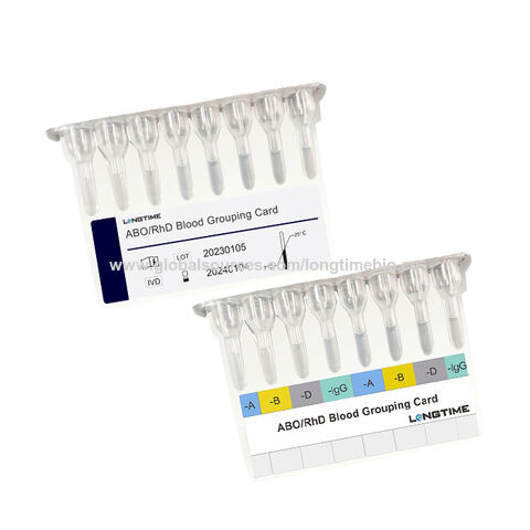 Longtime Abo Rhd Blood Grouping Reagents Manufacturer Blood Typing Test ...