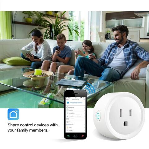 Tuya 16a 220v Wireless Smart Power Plug Energy Monitor Alexa Voice ...
