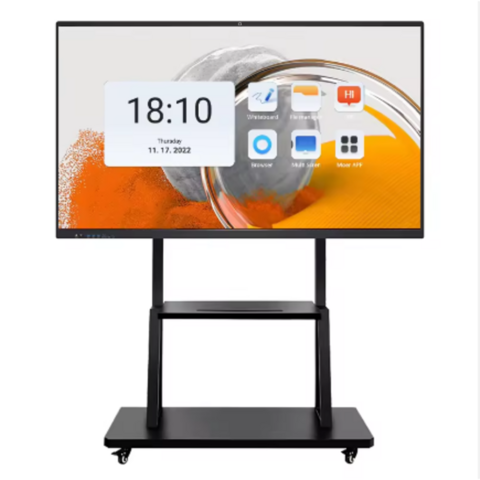 Papan Tulis Digital Layar Sentuh Hd 55 65 75 85 Inci Ultra 7680x4320 8k ...