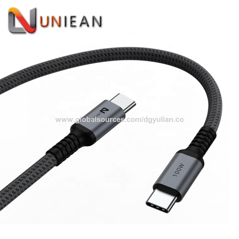 Pd 100w Usb C To Usb Type C 2m Cable Fast Charging 10ft Ainope 100w 5a C For Macbook Pro - Buy ...