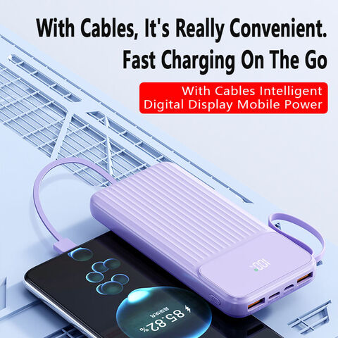 Super Fast Charging Power Bank Ultra Slim Mobile Power Portable ...
