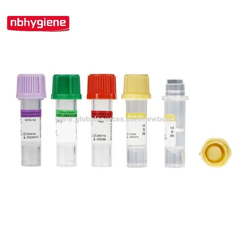 Buy China Wholesale 0.25ml 0.5ml 1ml Plastic Cap Mini Blood Collection ...