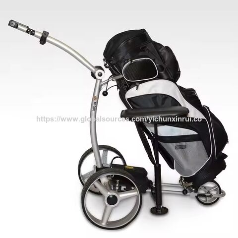Light-weight 3-wheel Flat Fold Golf Trolley Chariot De Golf 3 Roues ...