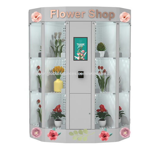 Buy China Wholesale Refrigeration Locker Vending Machine Flower Vending ...