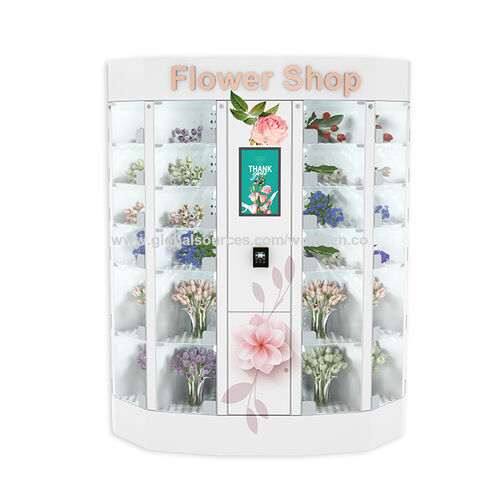 Winnsen Automatic Outdoor Flower Vending Machine For Selling Bouquets ...