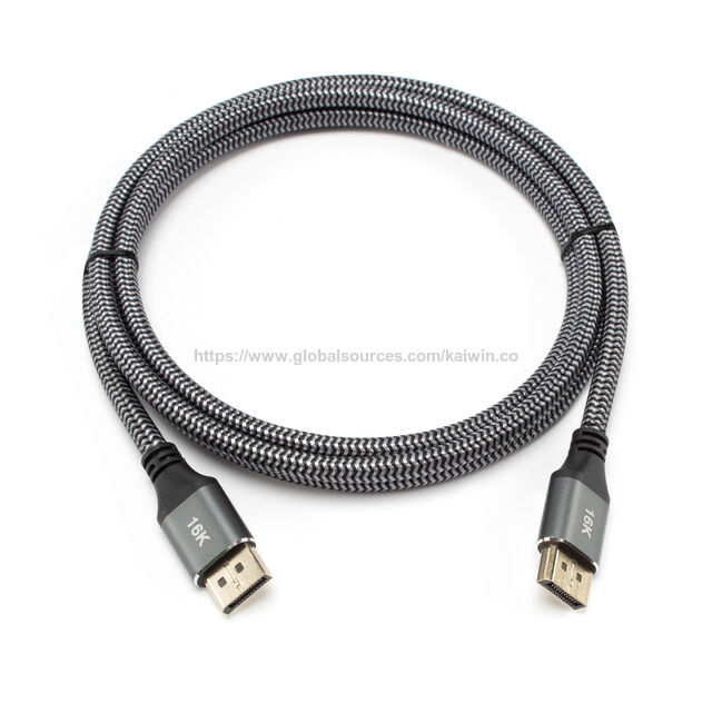 16k Displayport 2.1 Male To Male Cable For Computer Gaming Monitor ...