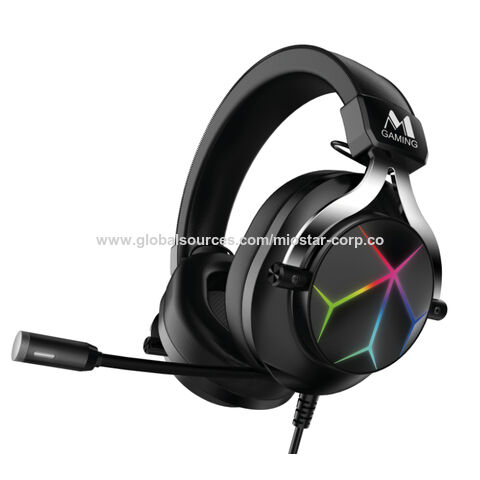 Miostar Factory Price Gaming Headsets Usb Led Lighting Usb+3.5mm Stereo ...