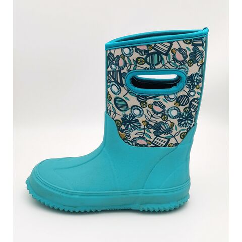 Buy China Wholesale Children's Neopren Lining Rubber Rain Boot & Rubber ...