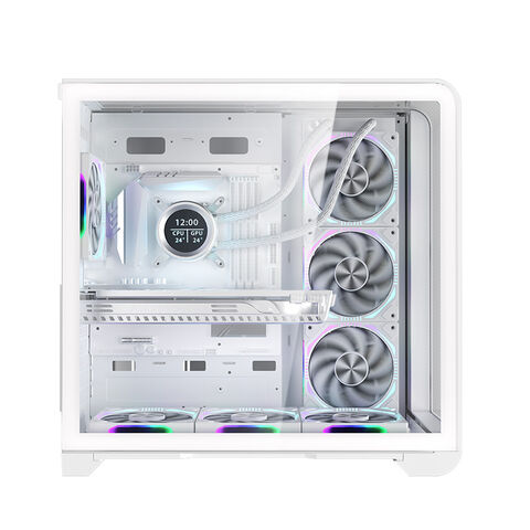 Popular Argb Full View Glass Gaming Computer Cases Full Towers White ...