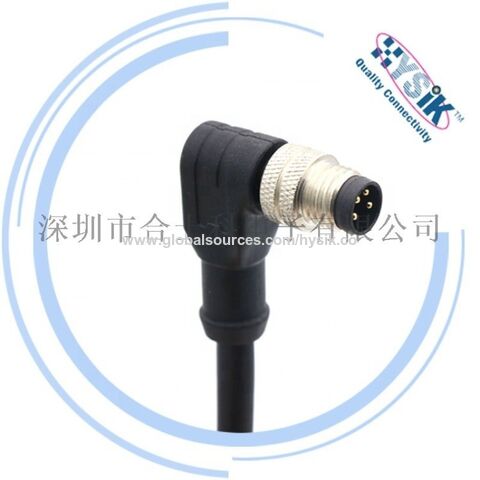 Waterproof 3 4 5 6 8 Pin Ip67 M8 Connector Female Male Shield Moulding ...
