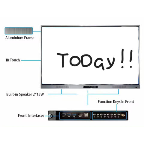 Eiboard Convenient 55/65/75/85/86/98/110 Inch 7680*4320 8k Electronic ...
