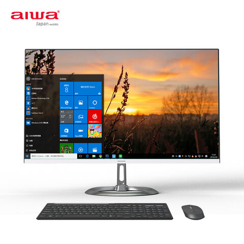 Aiwa Oem Odm All In One Pc 24'' Ddr4 8gb Ram 256gb Ssd Set All-in-one Desktop Pc Gaming Computer ...