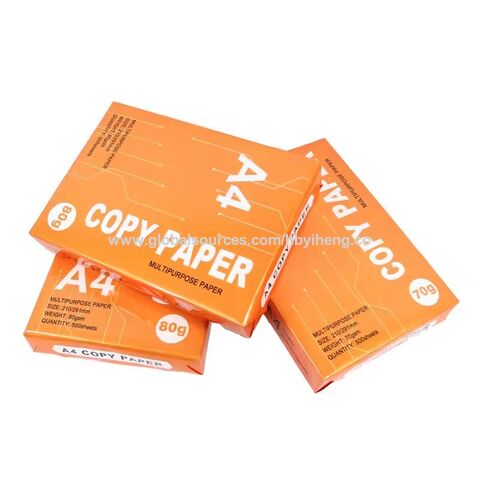 100% Pure Wood Papel Copy Paper 75gsm A4 Copy Paper 80 Gsm - China ...