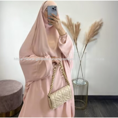 Wholesale Abayas Dress For Women Muslim Long Sleeve Loose Top Pants 2 ...