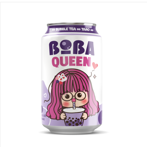 Boba Queen 330ml Taro Bubble Milk Tea Drink Wholesale Price Oem Odm ...