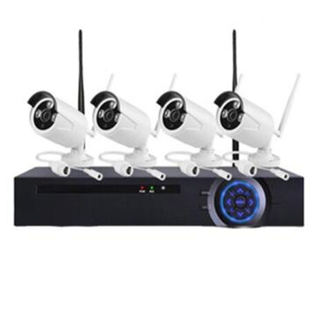 Wireless 4-way Nvr Wifi Monitoring Set For Cctv Systems, Integrated Cctv Monitor Camera ...