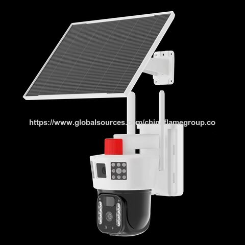 Exhibition Is C V380 App 7w Solar Panel 360 Degree Outdoor Camera ...