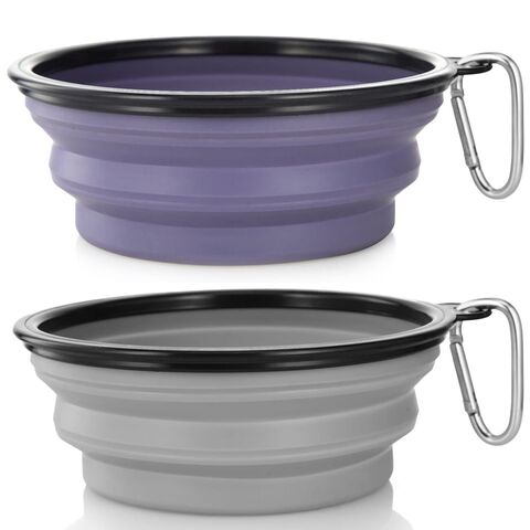 Portable Dog Bowl Pet Collapsible Bowls 2 Pack For Cats Dogs Pet ...
