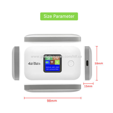 Buy China Wholesale 2024 Mobile Wifi Lcd A8 4g Router With Sim Card Pocket Router 3000mah & 4g ...